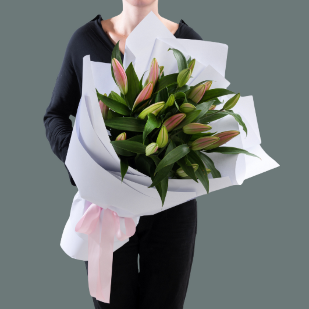 Valentine's Day Lilies – Victoria Blum Florist